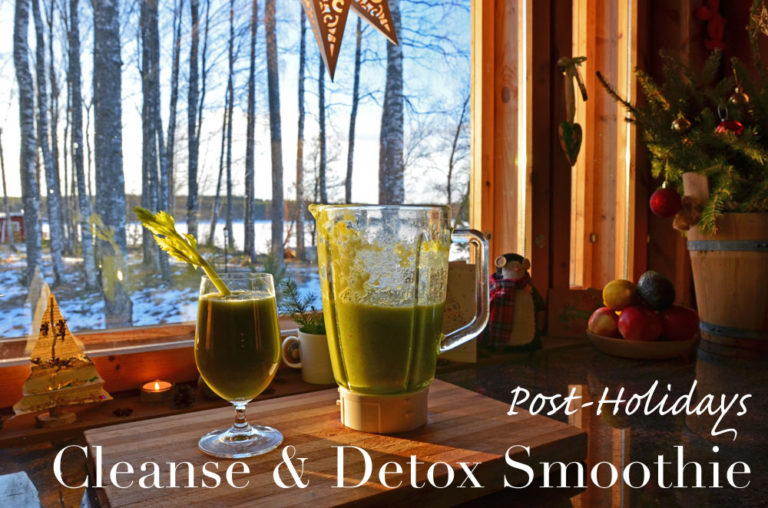 Cleansing Green Smoothie Recipe + Another Detox Tip - SaimaaLife